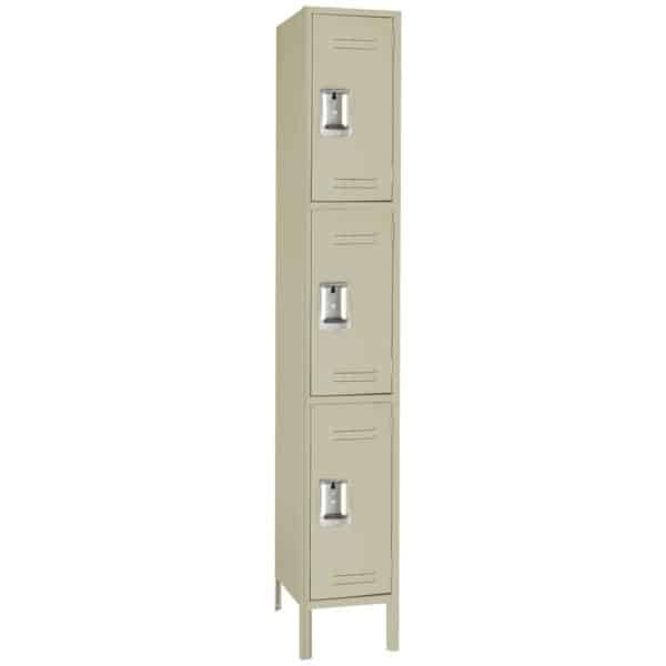Standard Steel Triple Tier Lockers - 3 Wide | Lyon