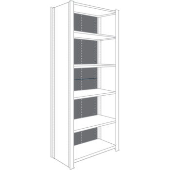8000 Series Back Panel For Closed Shelving | Lyon