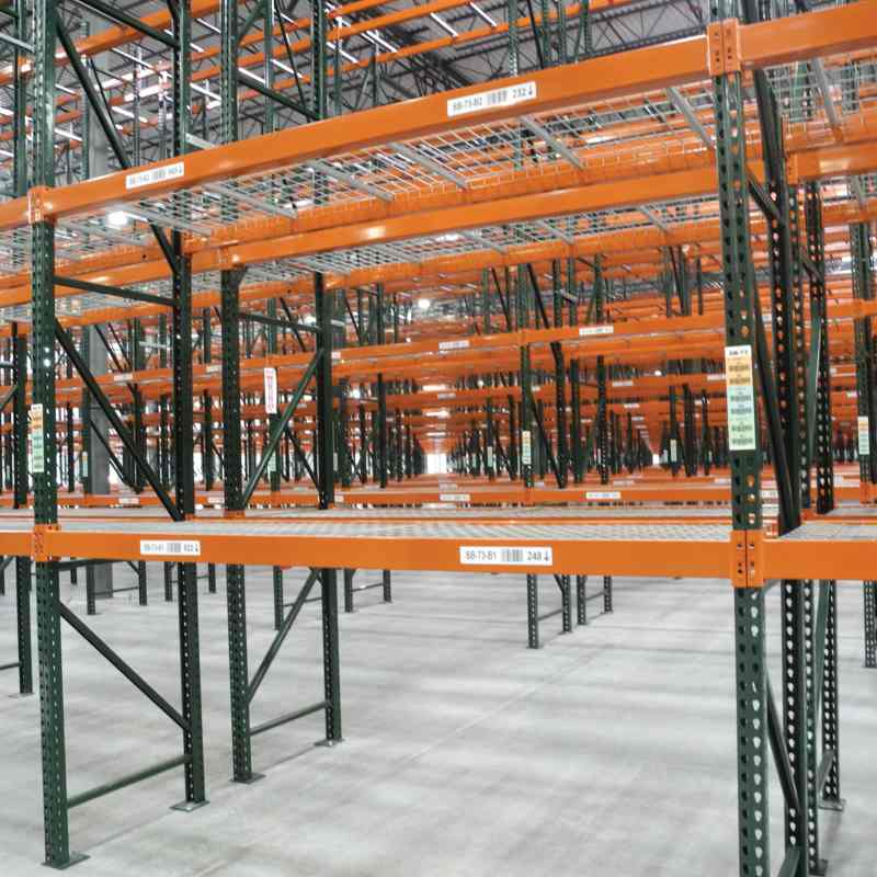 Pallet Racking With Wire Decking Starter | Lyon