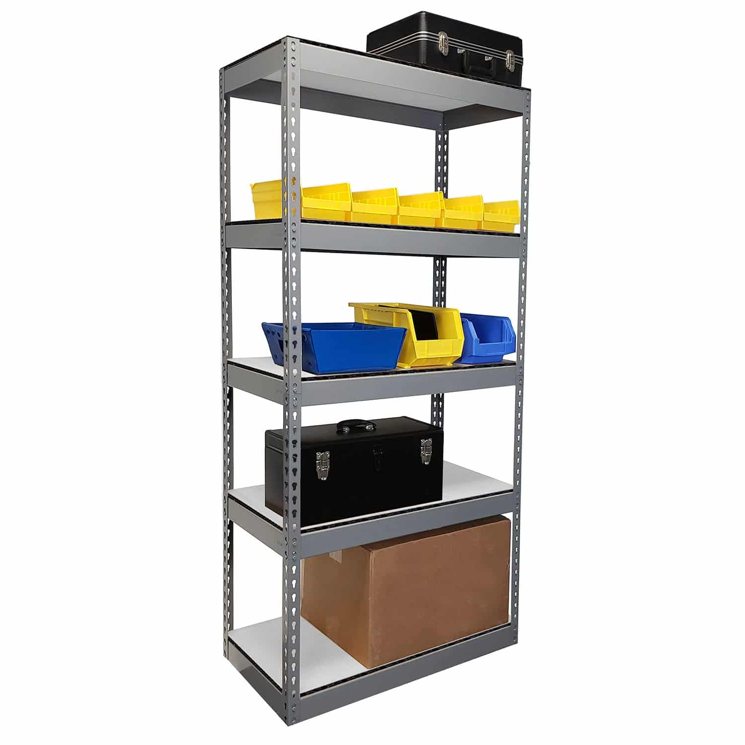 Rivet Rack Garage Shelving With Duradeck | Lyon