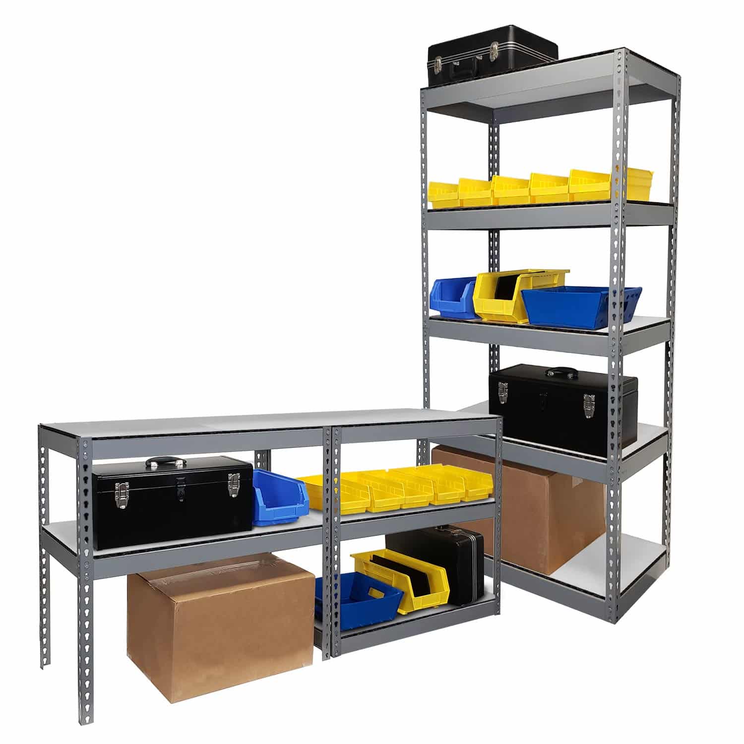 Rivet Rack Garage Shelving With Duradeck | Lyon