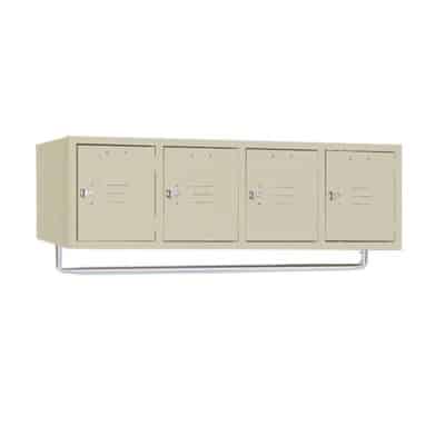 LockeRack 4 Door Metal Locker Horizontal Section | Lyon