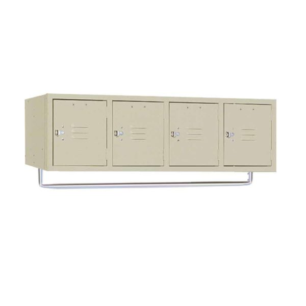 LockeRack 4 Door Metal Locker Horizontal Section | Lyon