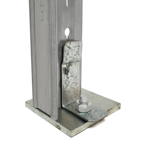 NF8860 Metal Foot Plate for 8000 Series Industrial Steel Shelving | Lyon