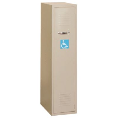 ADA Compliant Standard Metal Locker, 12"w x 18"d x 48-5/8"h | Lyon (5420)