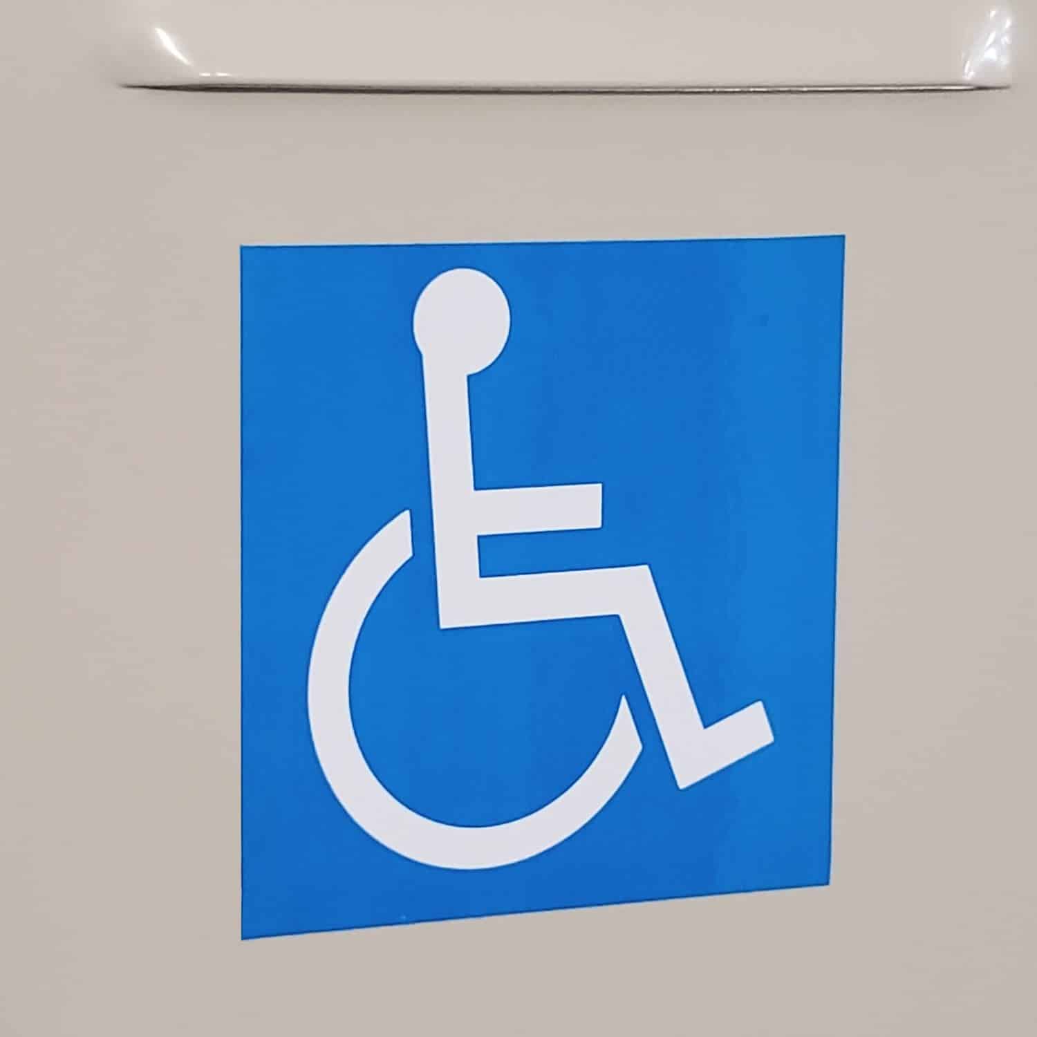 ADA Decal - Handicap Logo Compliance Sticker | Lyon