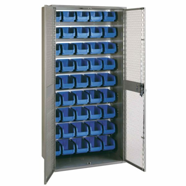 1124 Industrial Bin Cabinet - All-Welded 14 Gauge Steel | Lyon