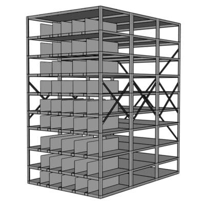 Heavy-Duty Molding Rack for Auto Body Parts Storage | Lyon (DDAPR8)