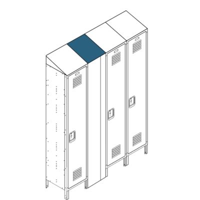 Sloping Top Filler for Metal Lockers | Lyon
