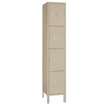 Standard Steel Four Tier Lockers - 1 Wide | Lyon