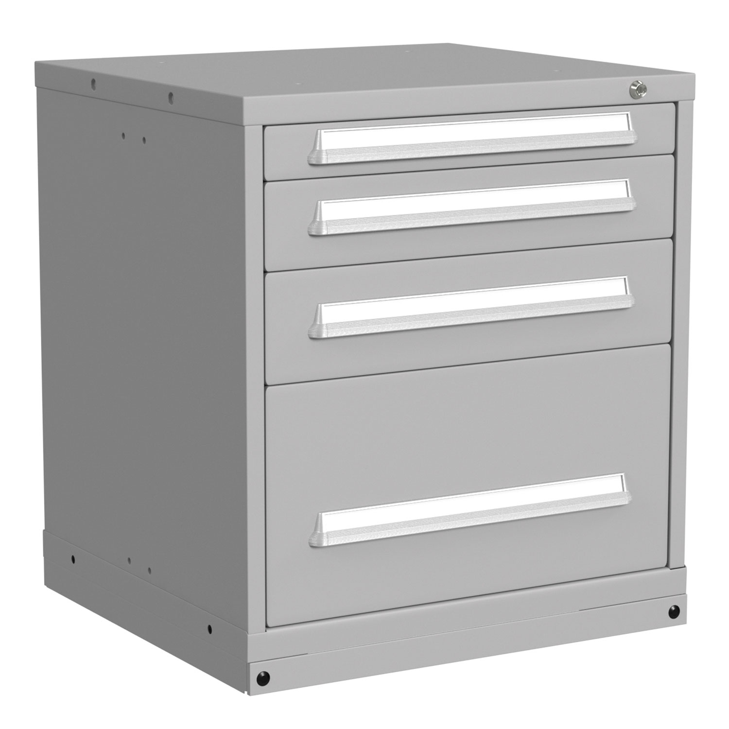 4 Drawer Modular Cabinet, 30 inch Wide Bench Height | Lyon (353030000A)