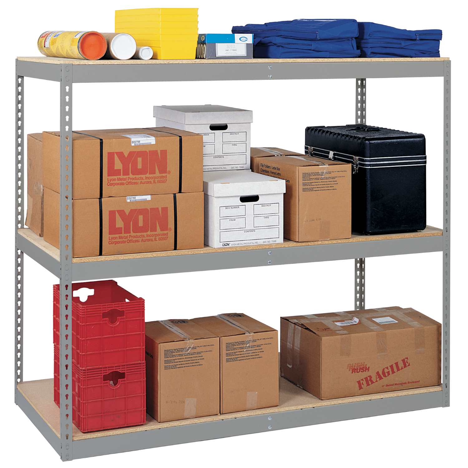 Heavy-Duty Rivet Rack Shelving Starter | Lyon