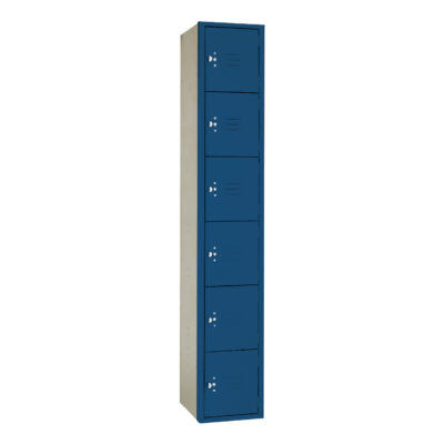 PDQ Corridor Six Tier Lockers - 1 Wide | Lyon